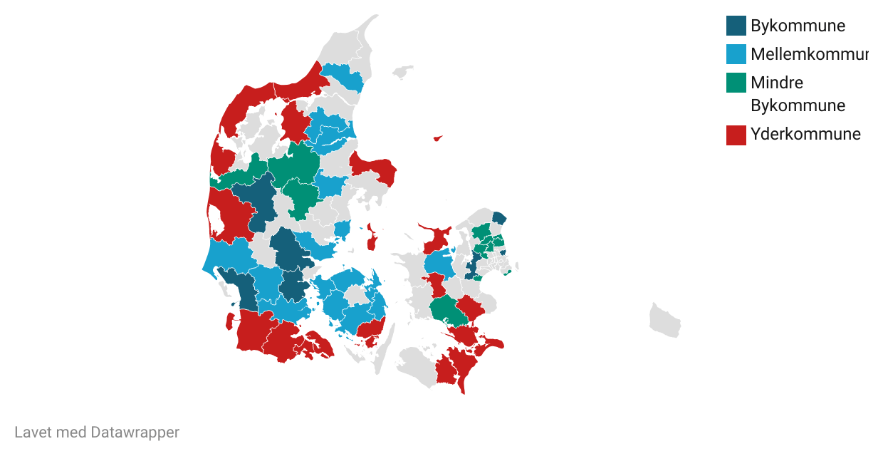 Over halvdelen af kommunerne rammes hårdt af skævheder i udligningssystemet - NB Kommune